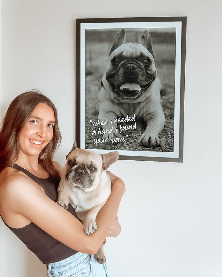 Custom Pet Portrait Frames by Vogue Paws