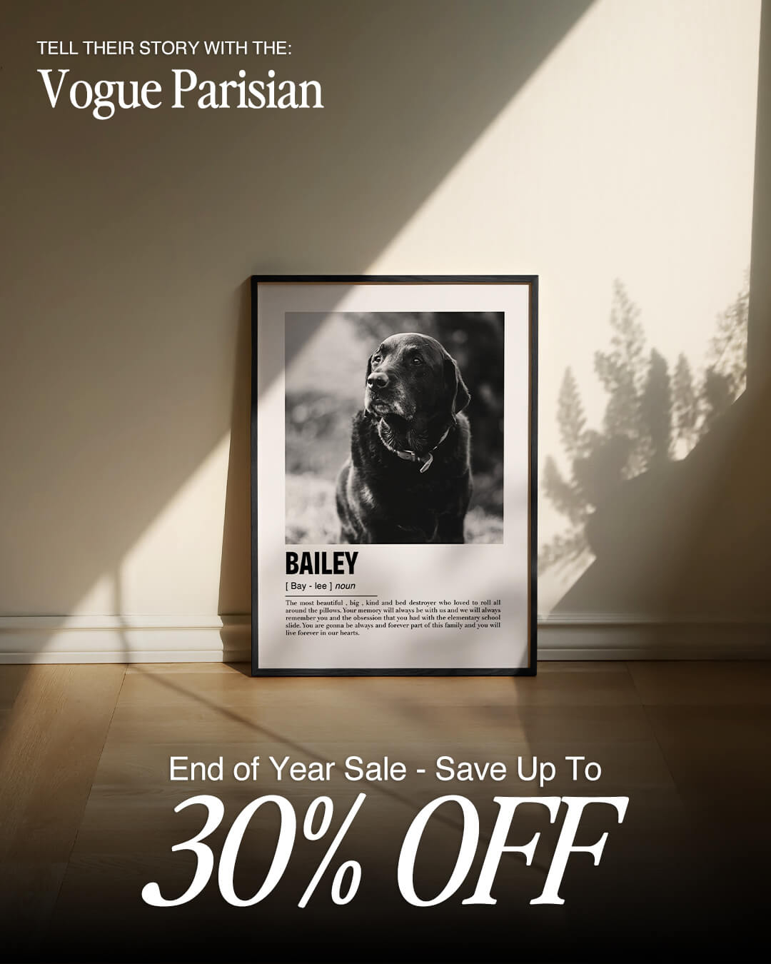 Vogue Parisian - Custom Pet Poster – Vogue Paws