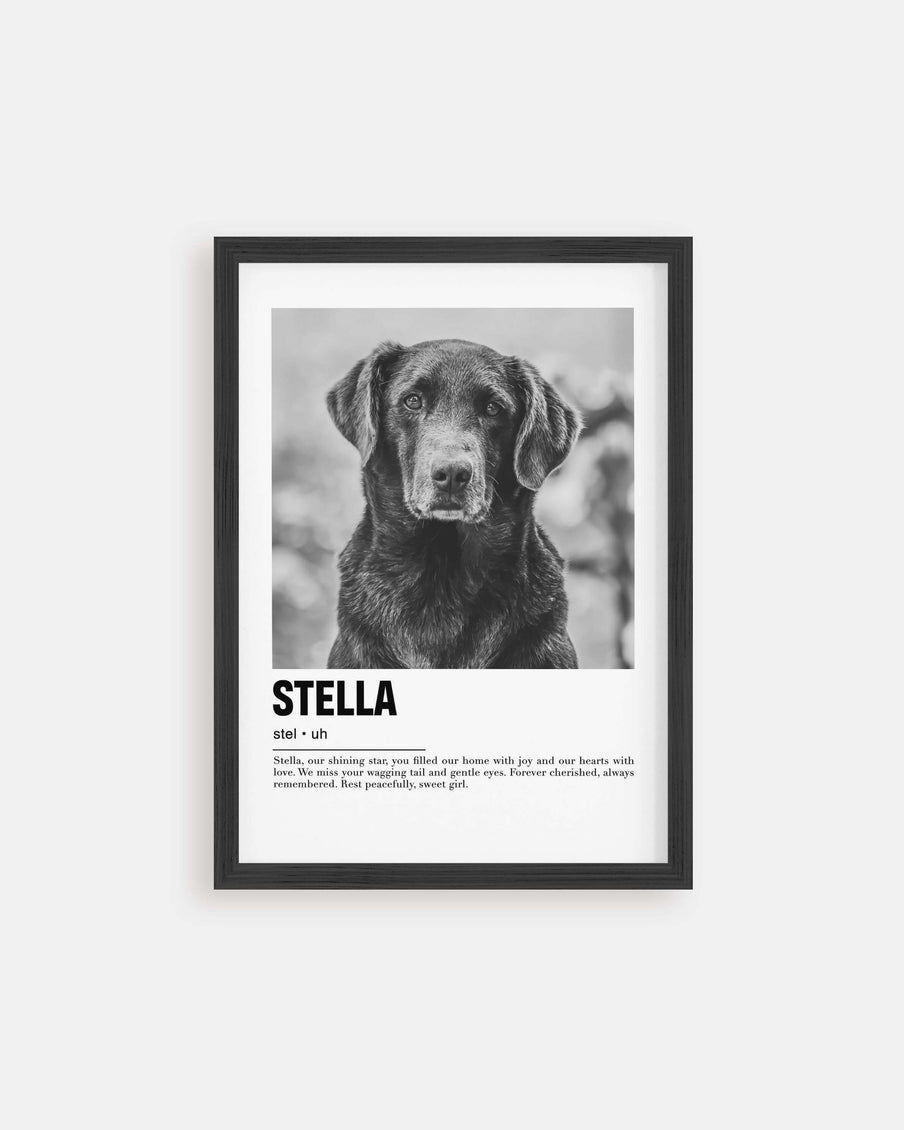 Dog Memorial Ideas | Custom Pet Art by Vogue Paws